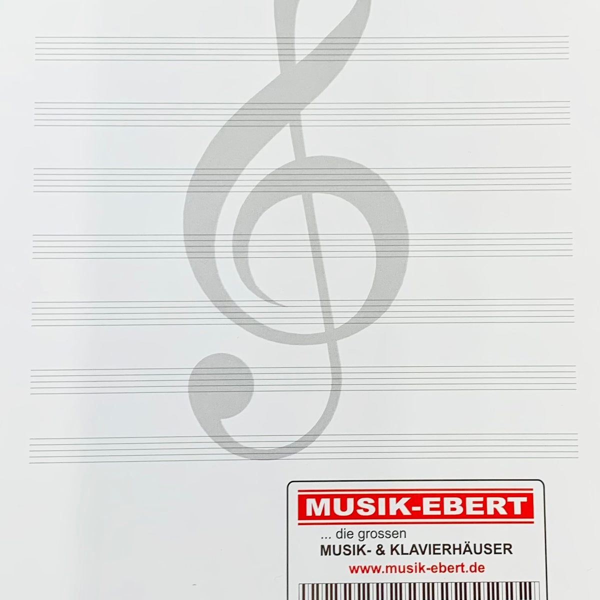 Ebert Notenblock 80 Blatt – Musik-Ebert Gmbh