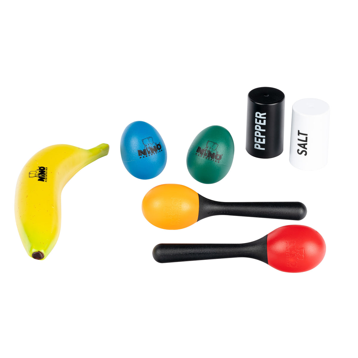 NINO Percussion Mixed Shaker Set - 7 teilig – Musik-Ebert Gmbh