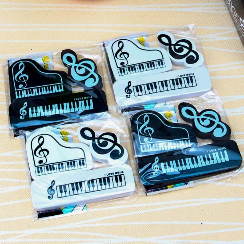 Basic 3 pieces music note eraser – Musik-Ebert Gmbh