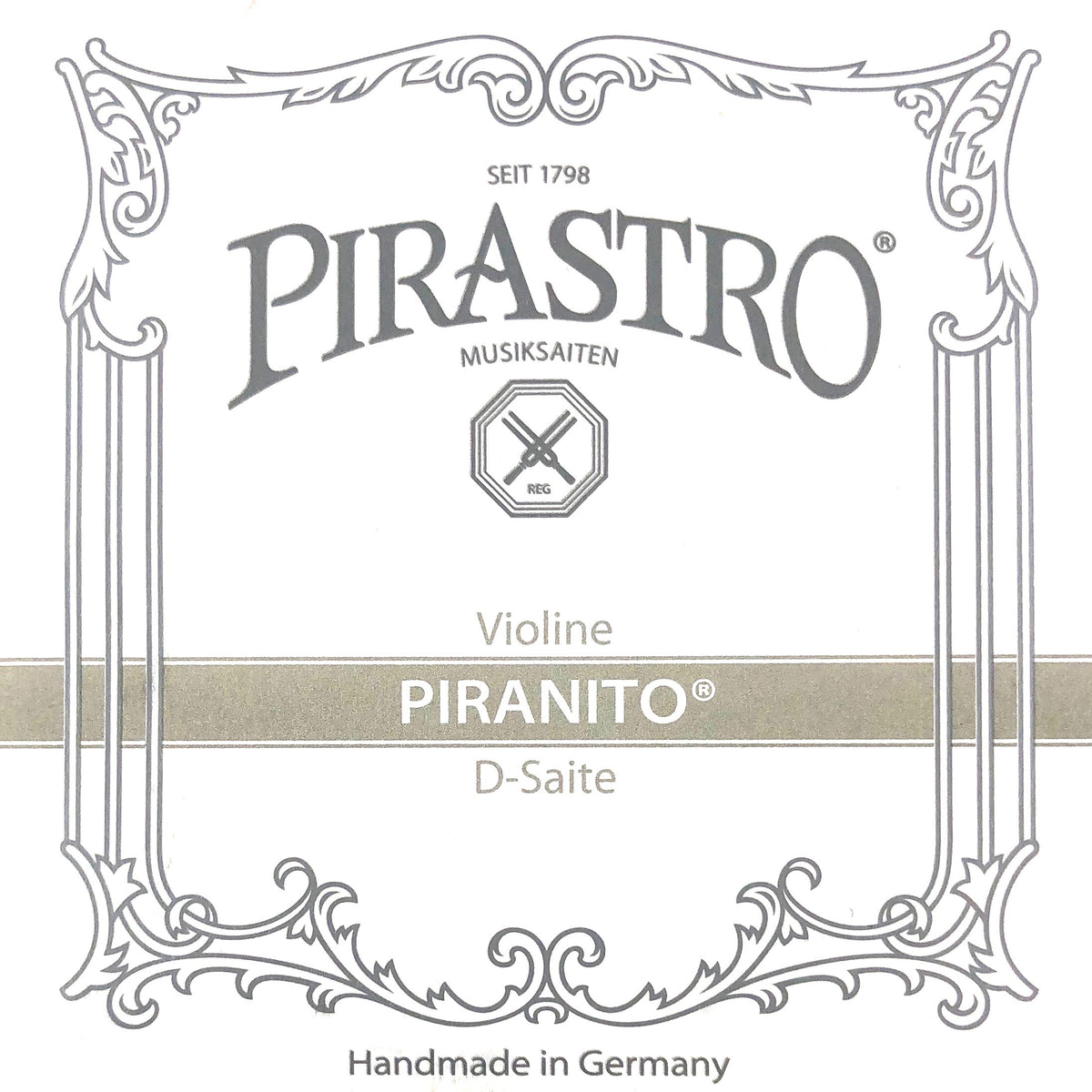 Pirastro Piranito Violin single string D with ball end 3/4-1/2 – Musik ...